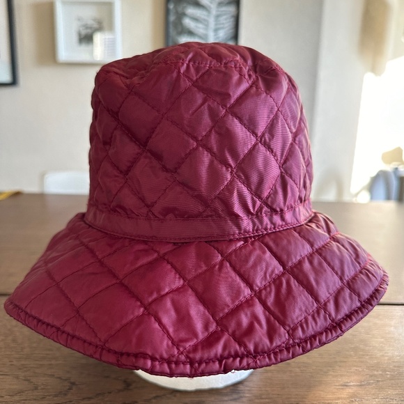 August | Accessories | August Quilted Nylon All Weather Bucket Hat ...